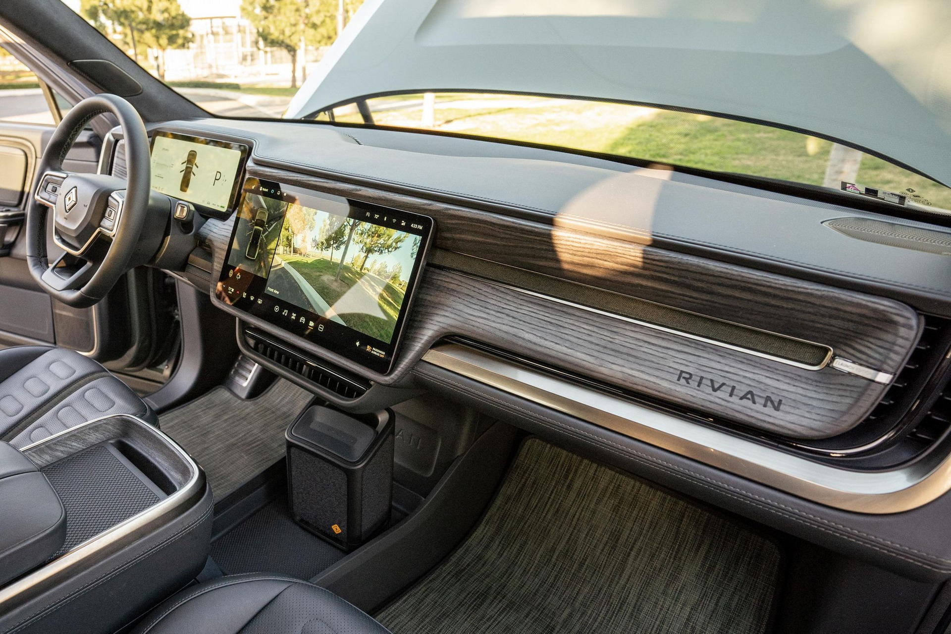 Rivian R1T With A Hidden Bed TV Is The Ultimate Tailgate Vehicle ...