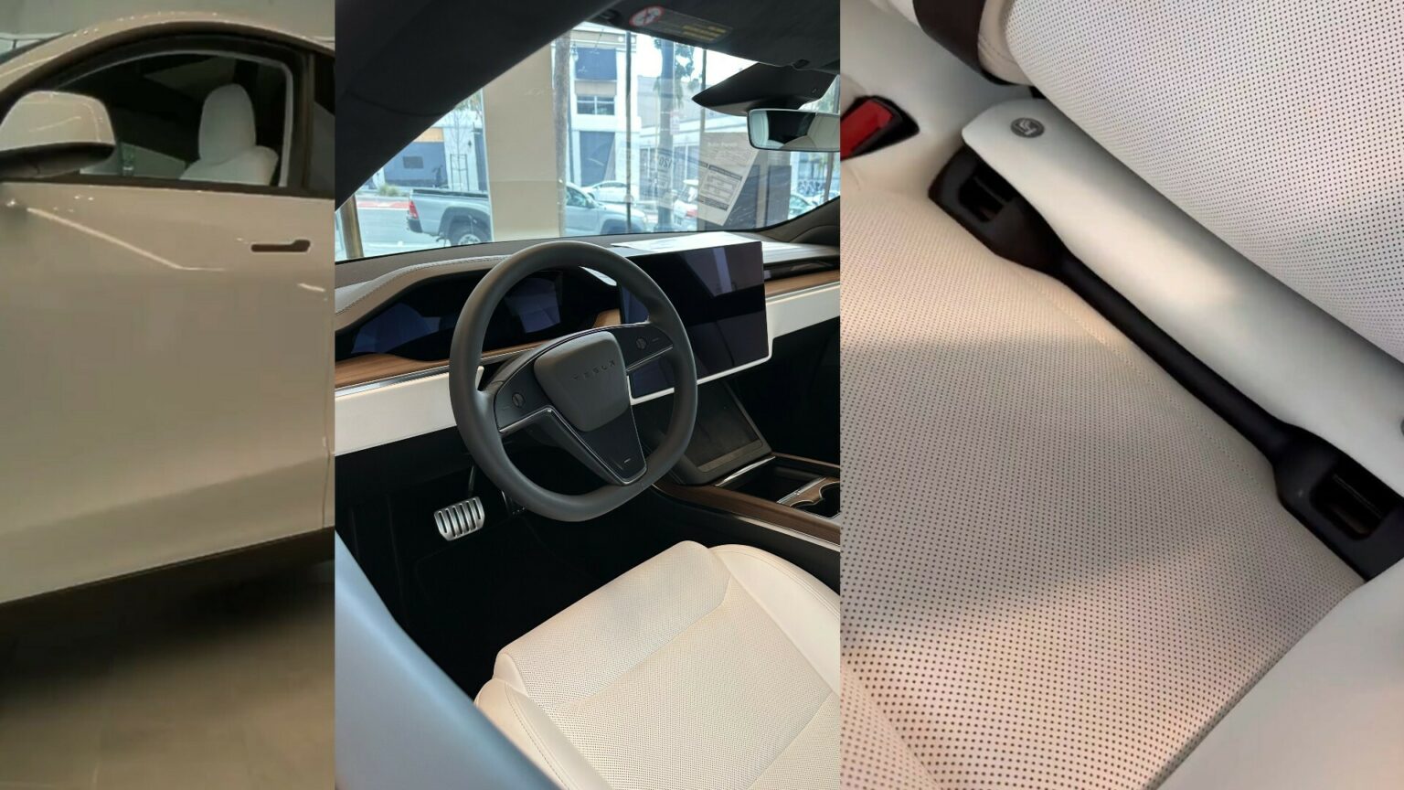 Updated Tesla Model S With An Actual Steering Wheel Reveals More Tiny ...