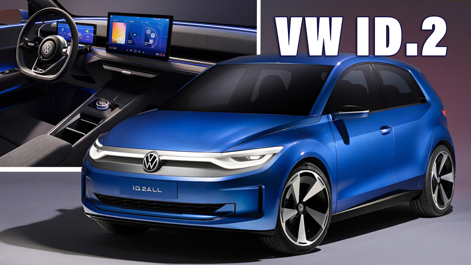 VW ID.2all Concept: A $27K EV That Beats Tesla To The Punch | Carscoops