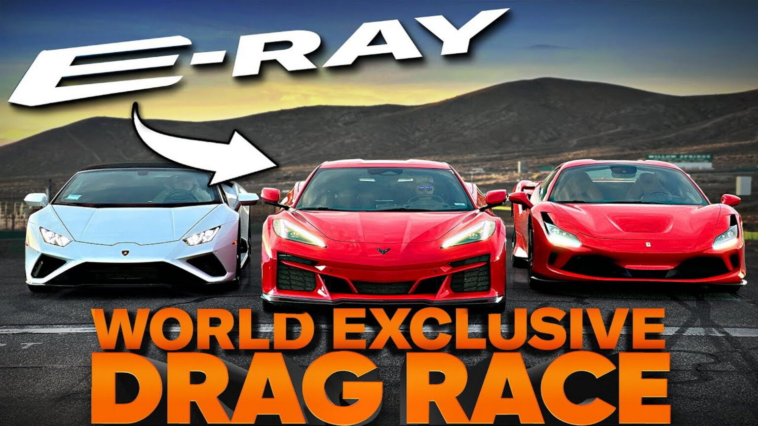 Corvette E-Ray Teaches Lamborghini Huracan And Ferrari F8 A Lesson In ...