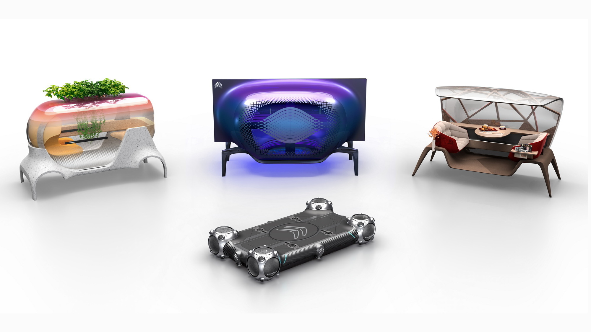 Citroën Unveils Three New Pod Concepts For Autonomous Skateboard ...