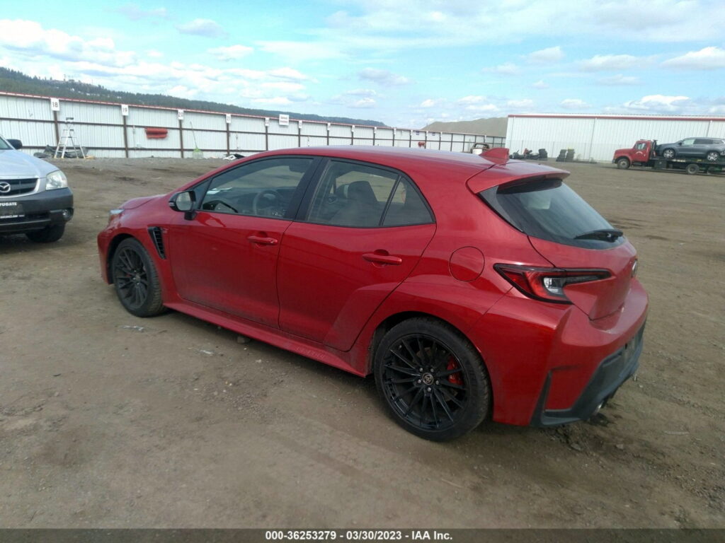 Here We Go: The First Wrecked Toyota GR Corollas Surface At Auction ...