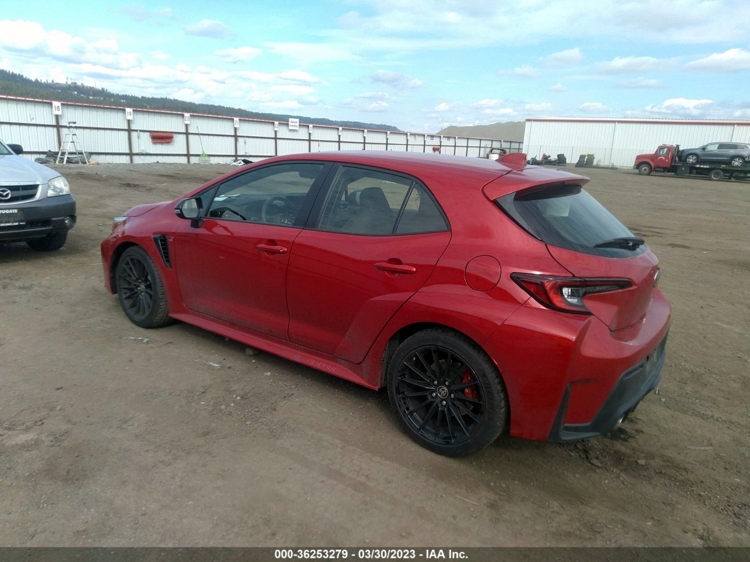 Here We Go: The First Wrecked Toyota GR Corollas Surface At Auction ...