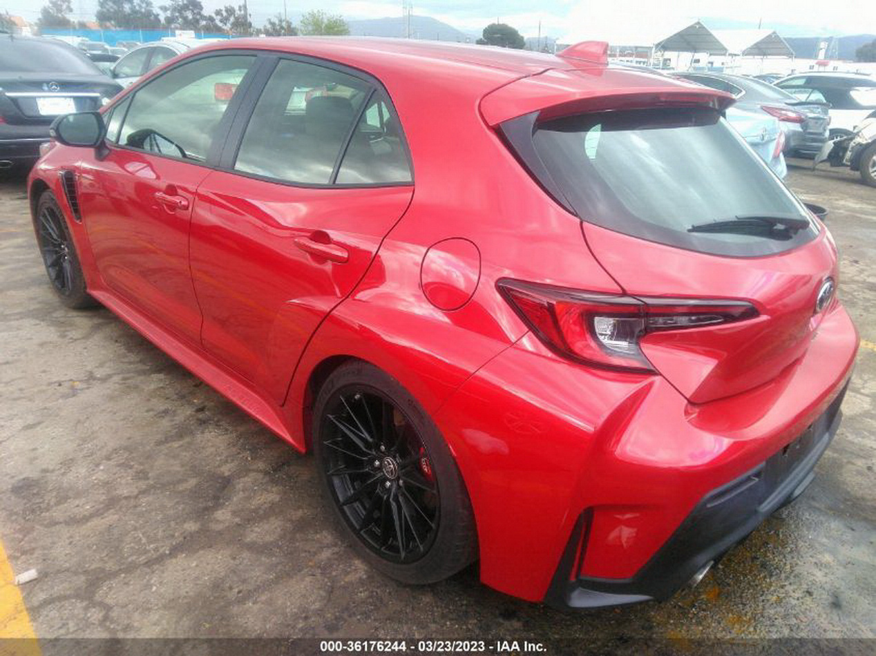 Here We Go: The First Wrecked Toyota GR Corollas Surface At Auction ...