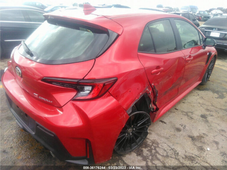 Here We Go: The First Wrecked Toyota GR Corollas Surface At Auction ...