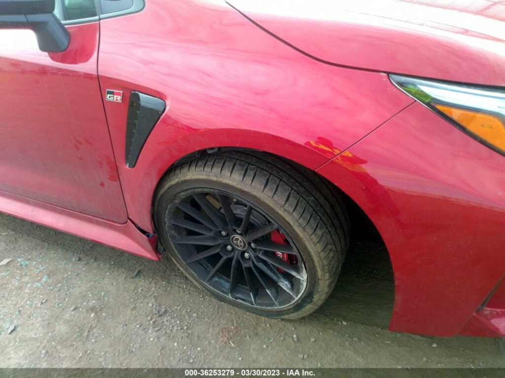 Here We Go: The First Wrecked Toyota GR Corollas Surface At Auction ...