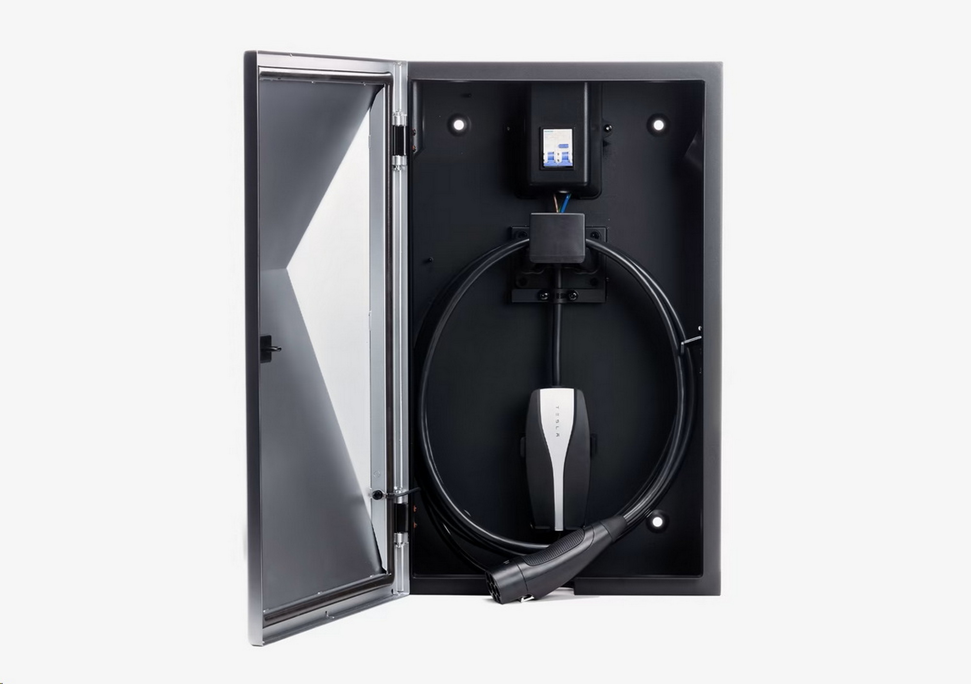 Tesla Unveils Portable Cybervault EV Home Charger Inspired By ...
