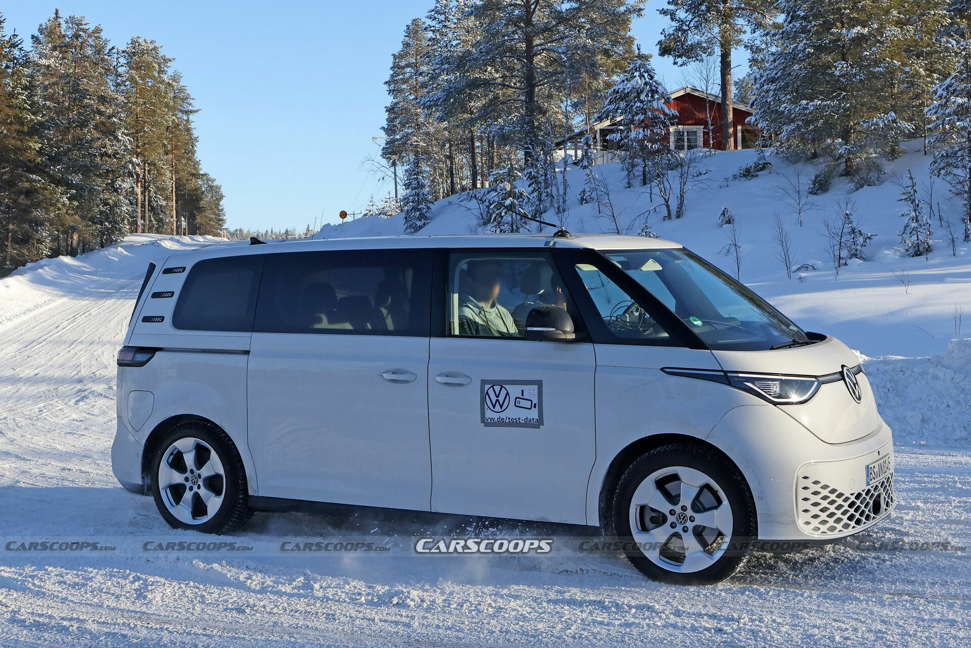 VW ID. Buzz Long-Wheelbase Spied As A Maxi Electric Microbus | Carscoops