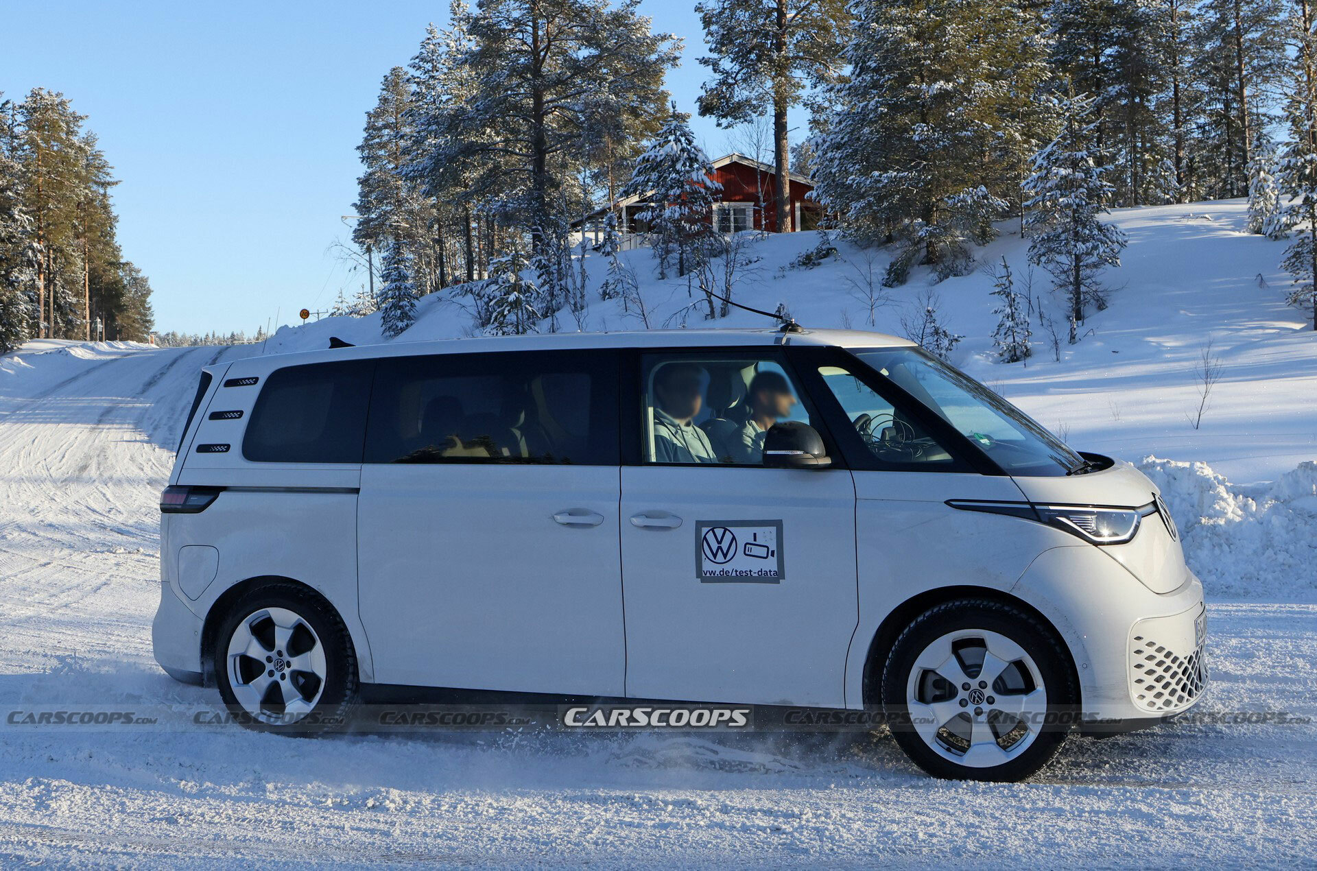VW ID. Buzz Long-Wheelbase Spied As A Maxi Electric Microbus | Carscoops