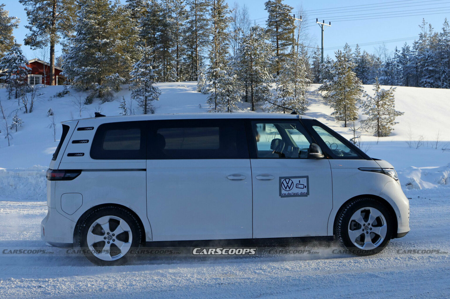 VW ID. Buzz Long-Wheelbase Spied As A Maxi Electric Microbus | Carscoops
