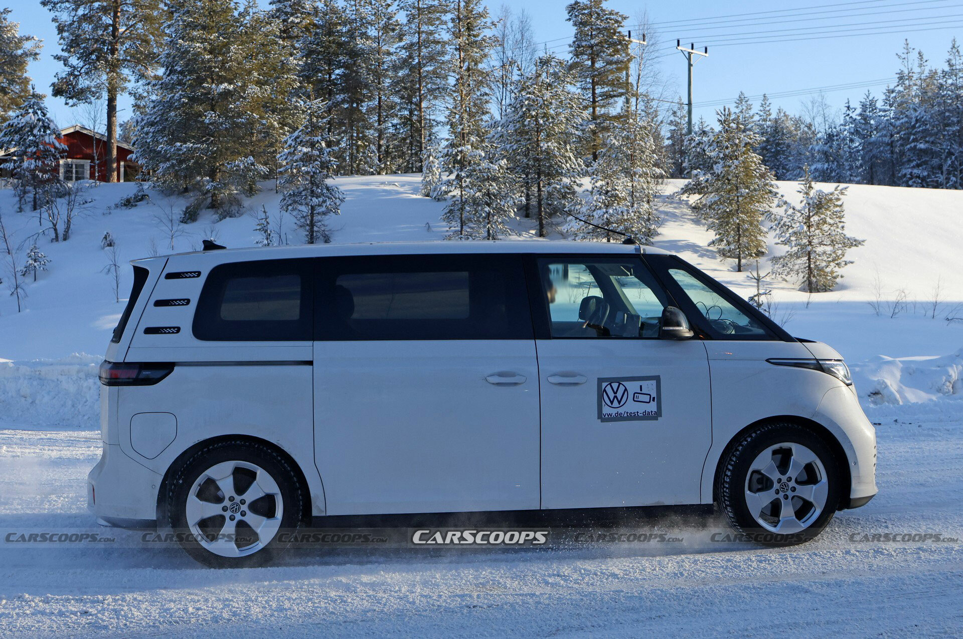 VW ID. Buzz Long-Wheelbase Spied As A Maxi Electric Microbus | Carscoops