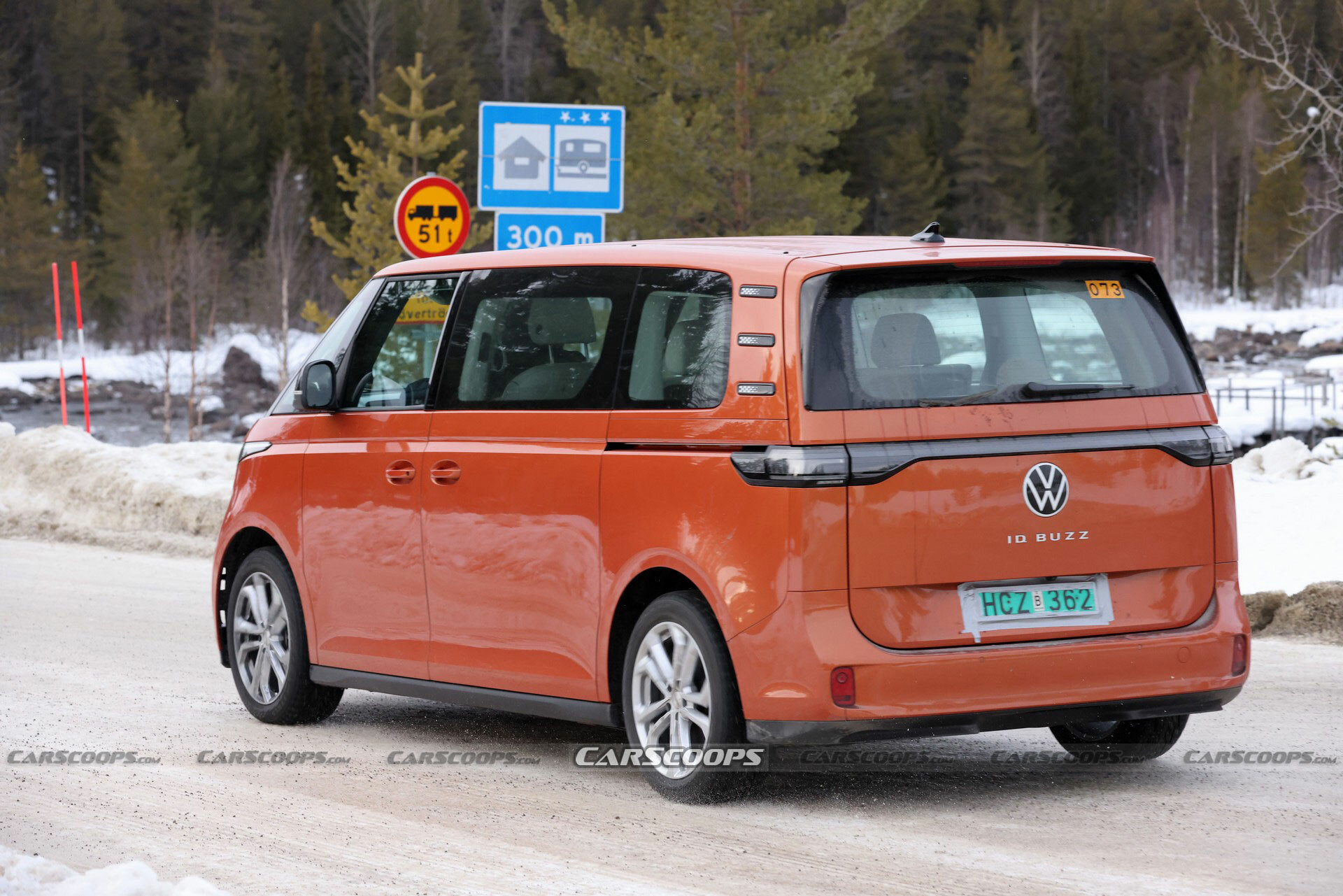 VW ID. Buzz Long-Wheelbase Spied As A Maxi Electric Microbus | Carscoops