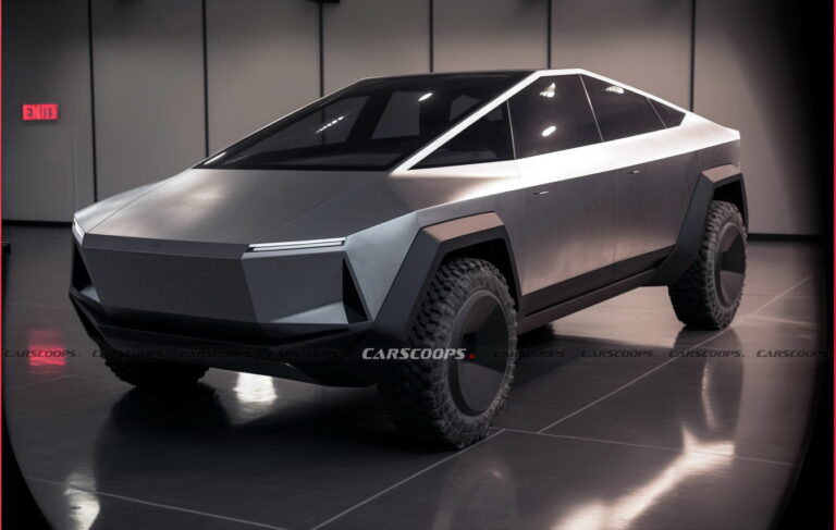 What If Tesla Embraced The Cybertruck’s Styling For A Rugged Coupe-SUV ...