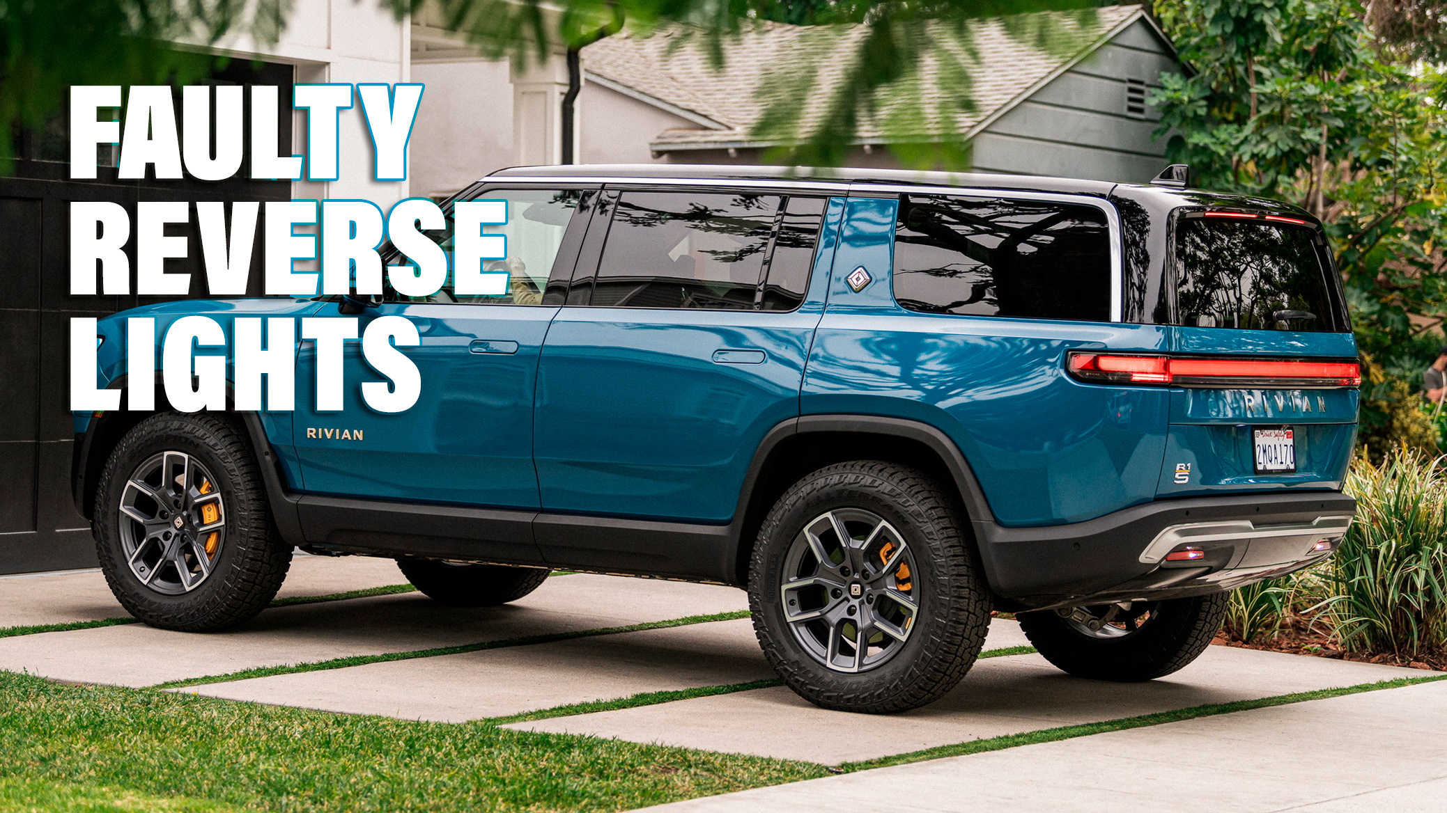 Rivian R1S SUV Requires New Backup Light Design To Meet Regulations ...