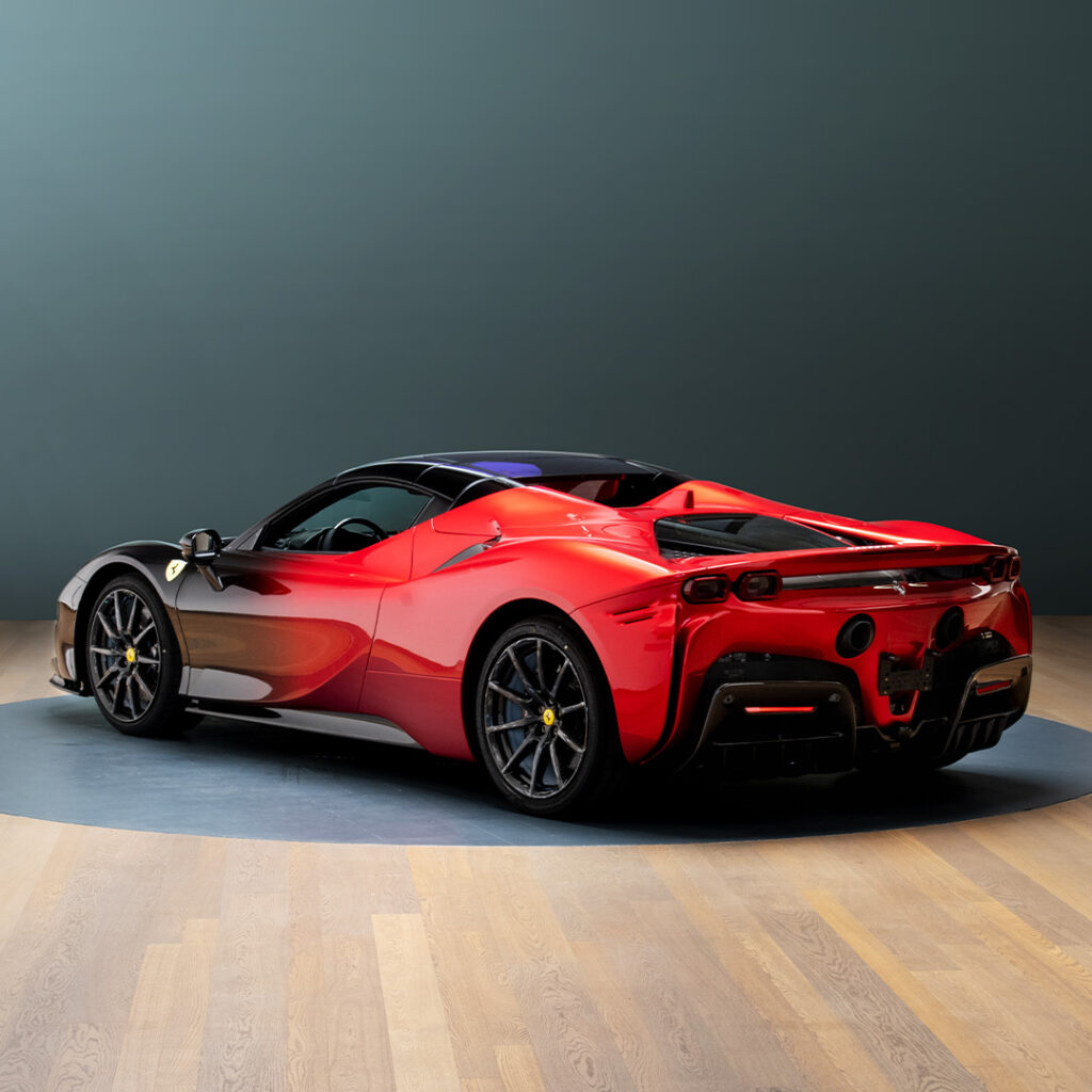Tailor Made Ferrari SF90 Spider Gradient Paintjob Looks ...