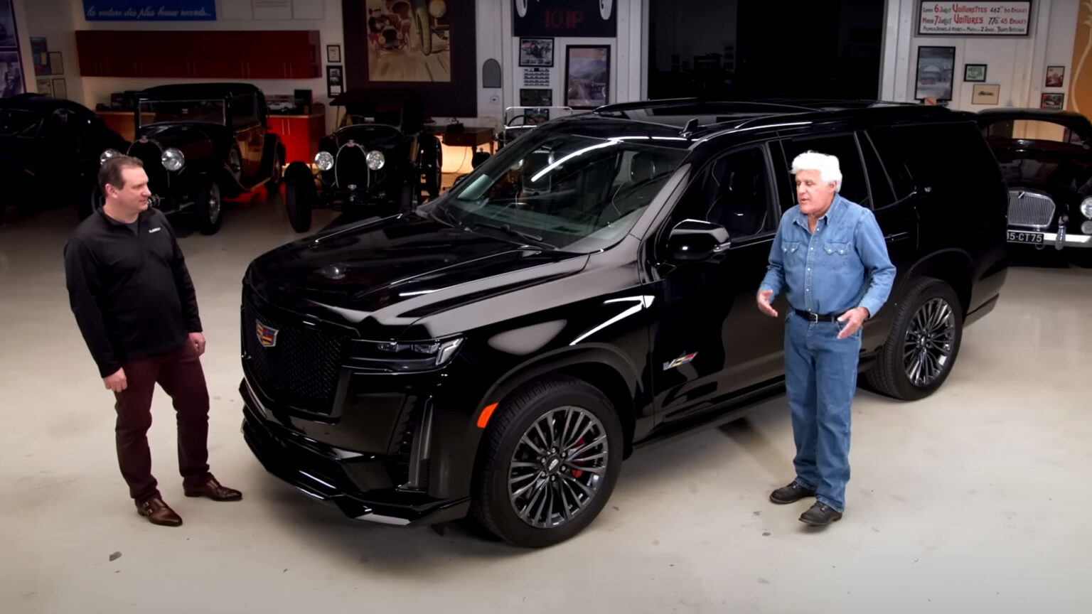 New Cadillac Escalade V-Series Is Right Up Jay Leno’s Alley | Carscoops