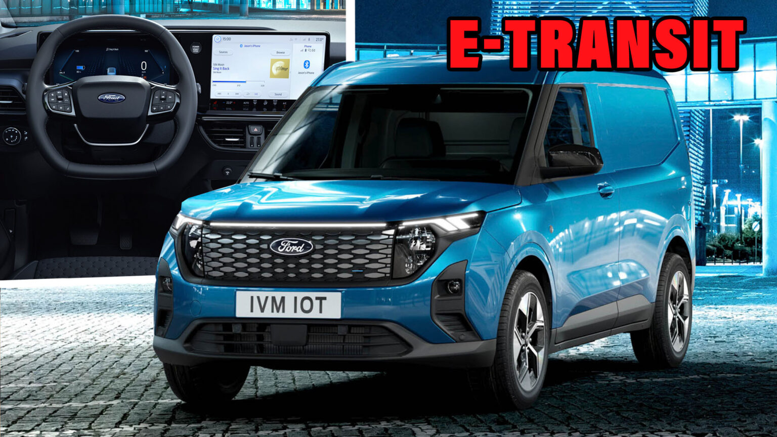 Ford Reveals Boxy New Electric E-Transit Courier, Upcoming Puma EV’s ...