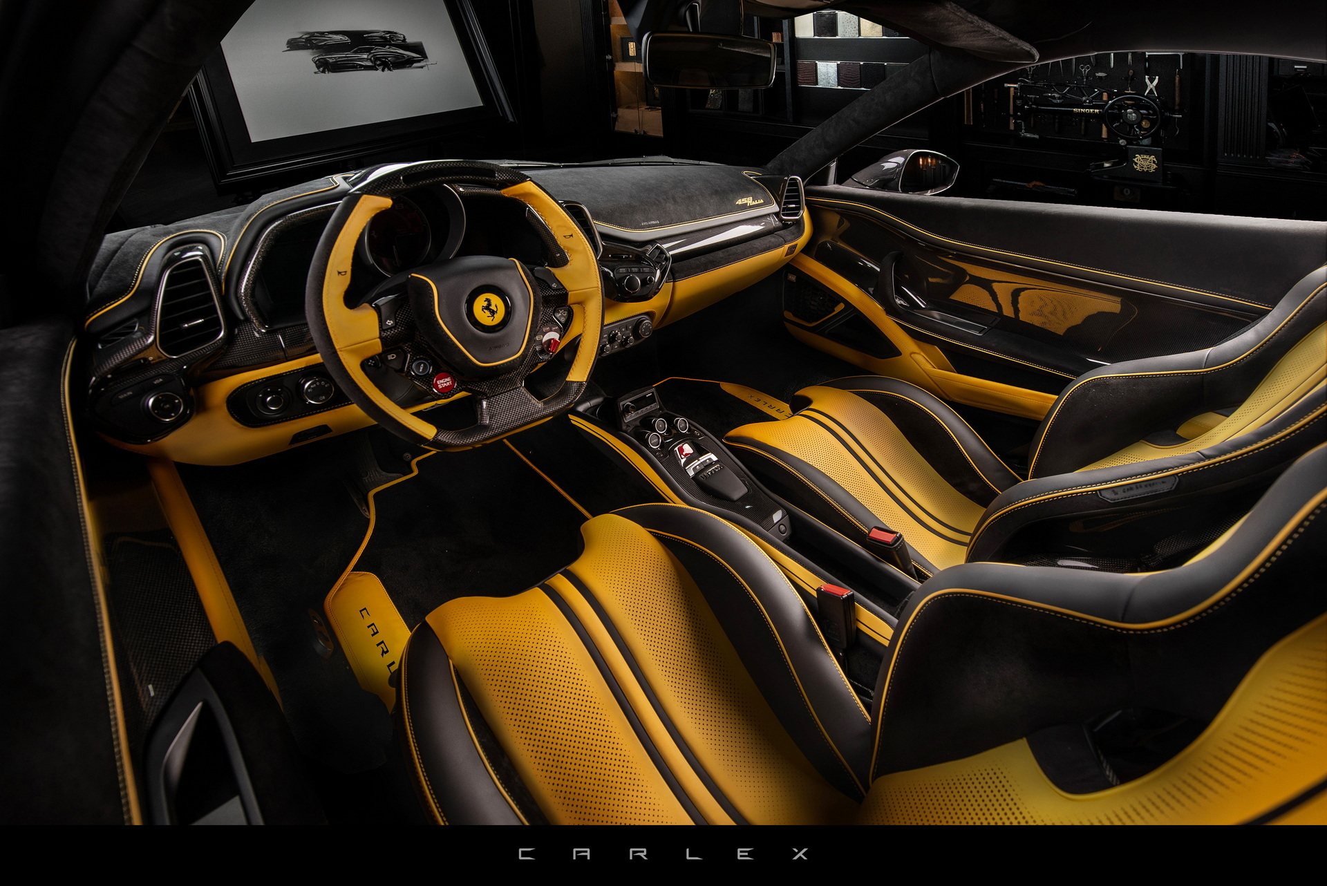 Carlex Breathes New Life Into Used Ferrari 458 With $42,000 Interior ...