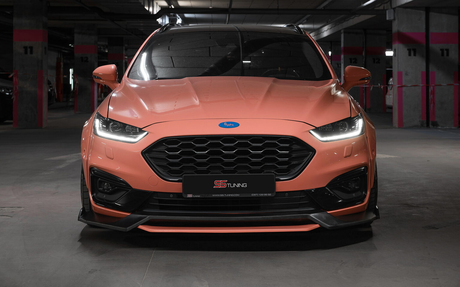 This Modified Ford Mondeo Wagon Was Inspired By Peppa Pig | Carscoops