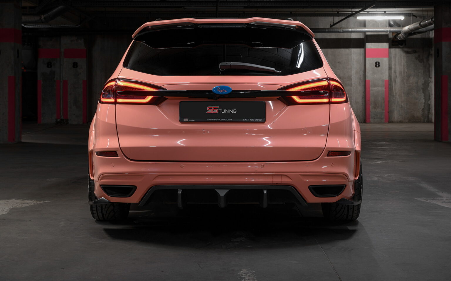 This Modified Ford Mondeo Wagon Was Inspired By Peppa Pig | Carscoops