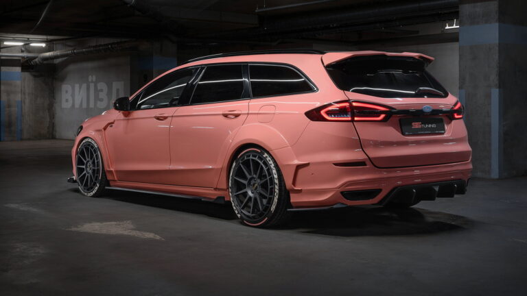 This Modified Ford Mondeo Wagon Was Inspired By Peppa Pig | Carscoops