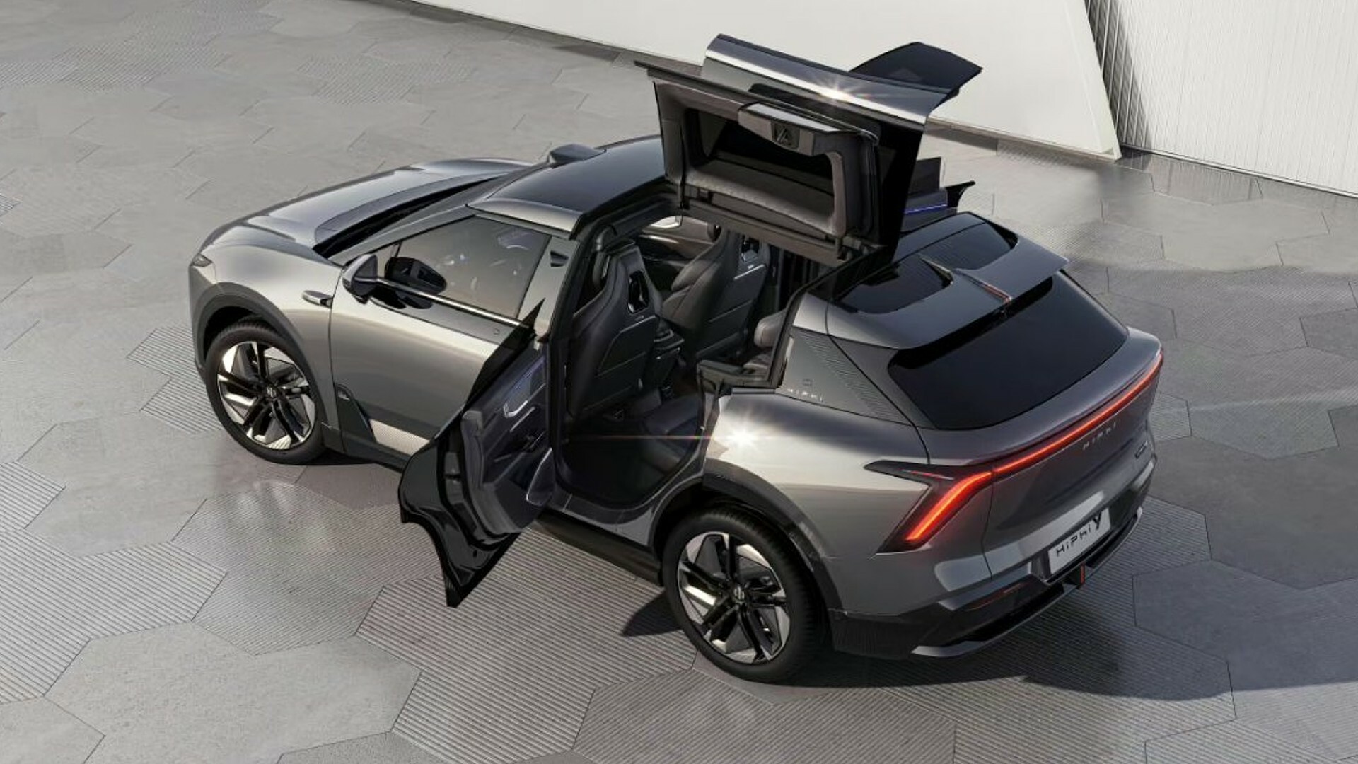 New HiPhi Y EV Breaks Cover With The Weirdest Split Rear Doors You’ve ...