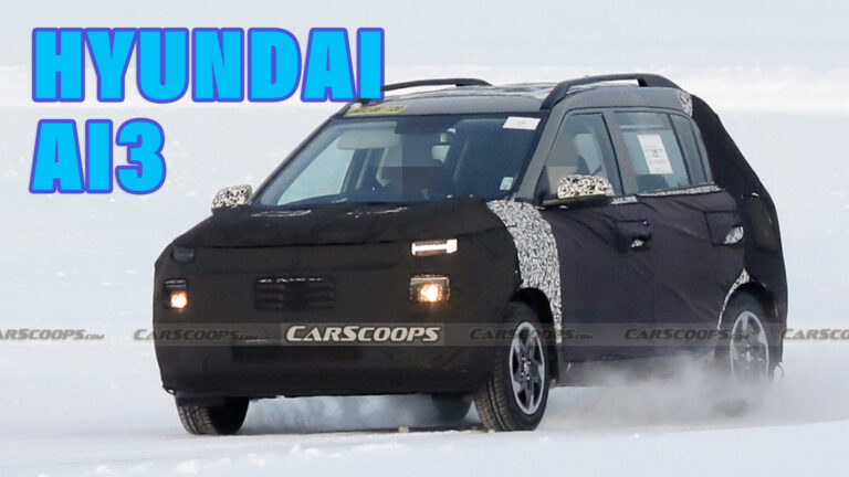 2024 Hyundai AI3 Micro-SUV For Asia Tries To Hide Under A Mountain Of ...