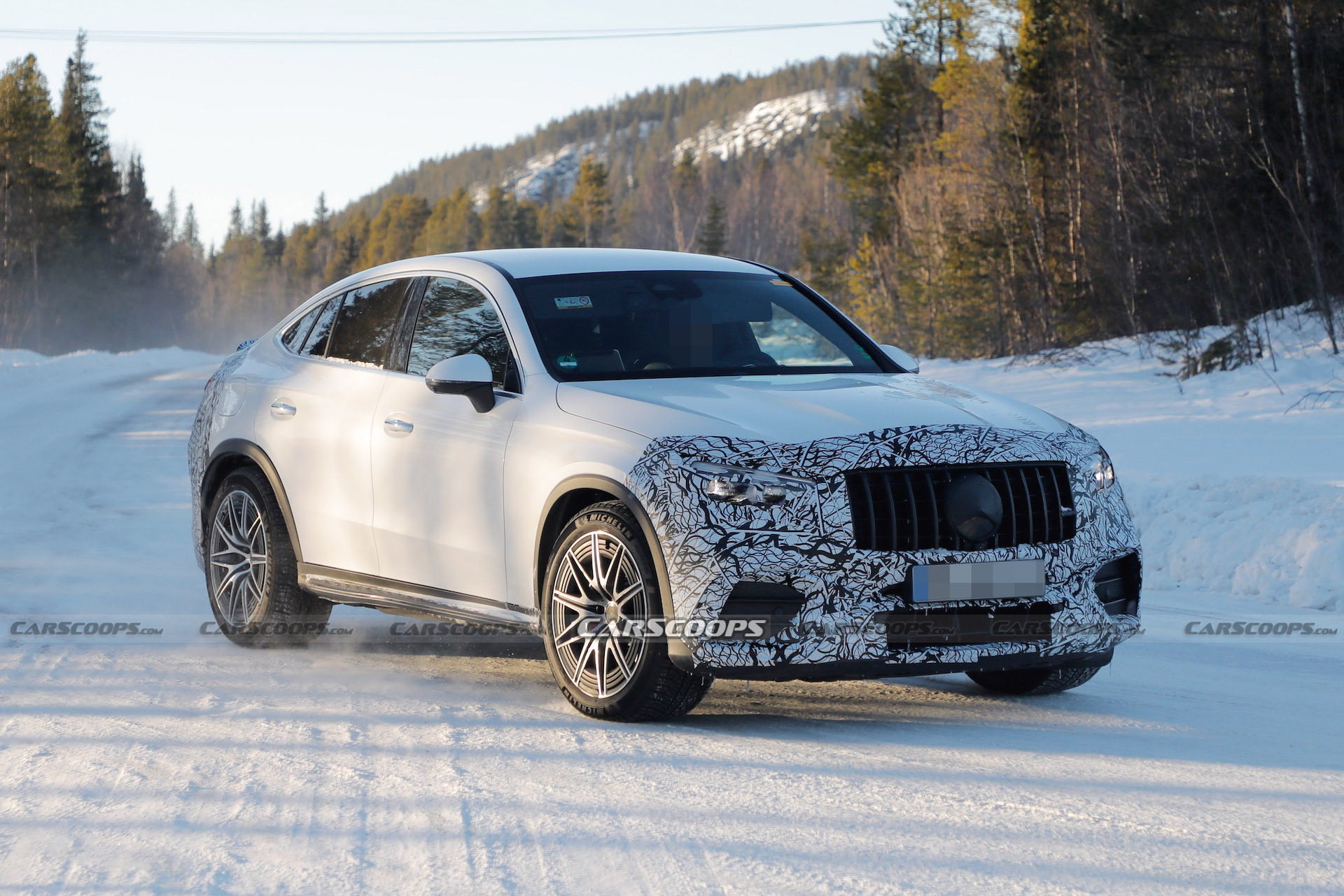 2024 Mercedes-AMG GLC63 PHEV Peels Back Disguise To Show Its Coupe ...