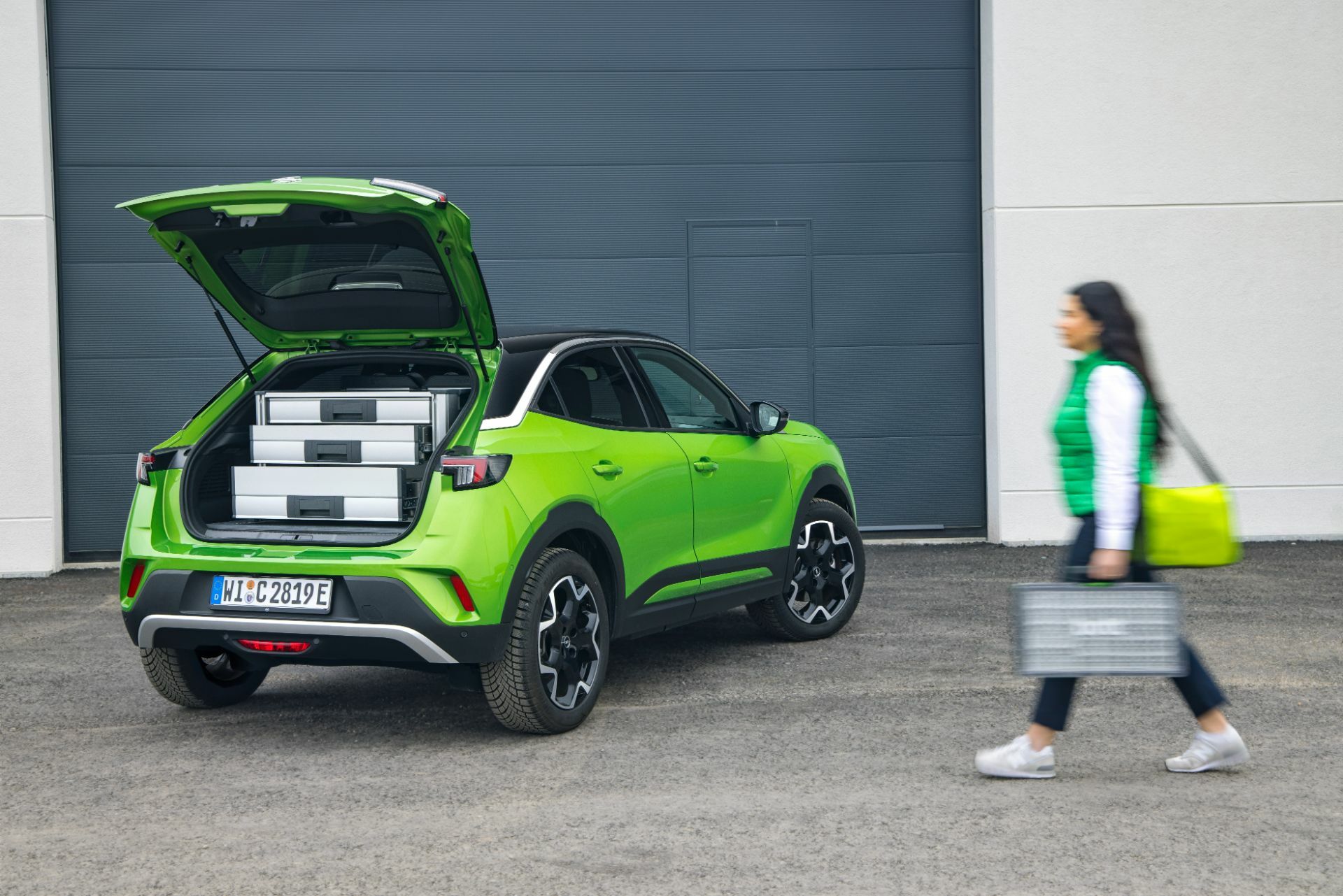 Opel Mokka Electric Transformed Into A Two-Seater LCV With Drawer ...