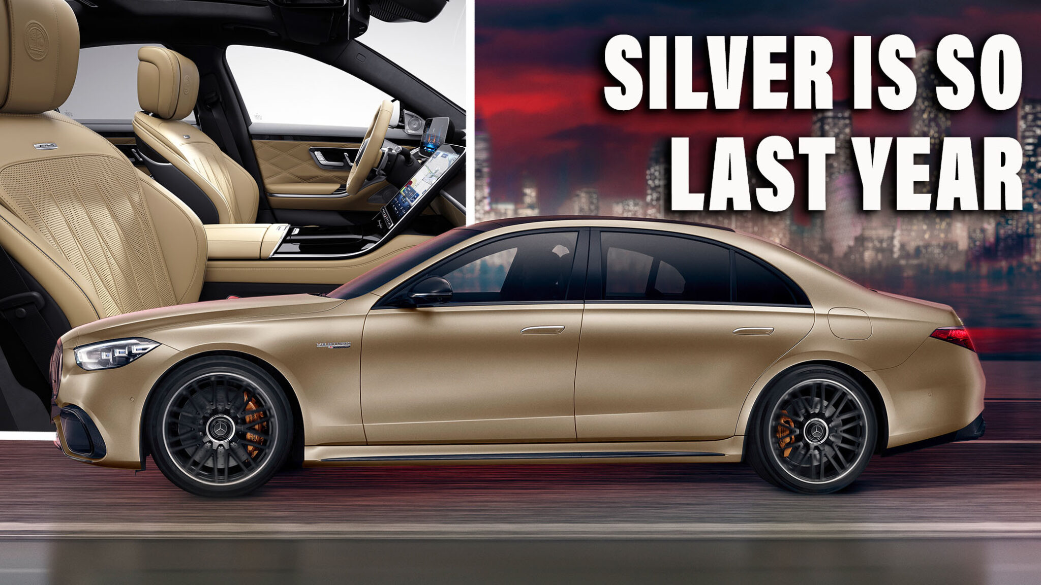 Sober Mercedes-AMG S-Class Gets Sassy With Manufaktur Paint And Trim ...