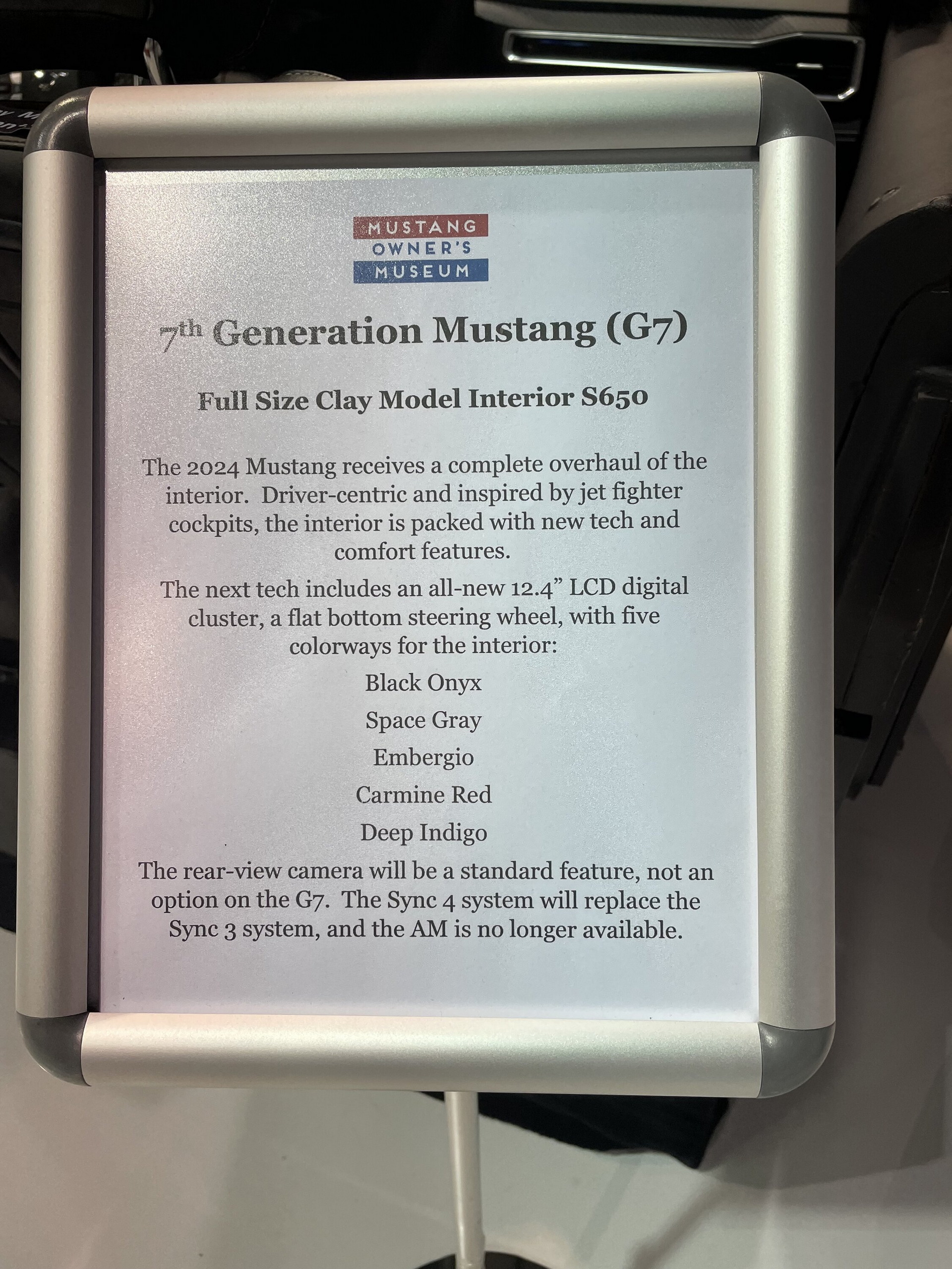 Museum Plaque On Clay Ford Prototype Hints At 2025 Debut For S650 ...