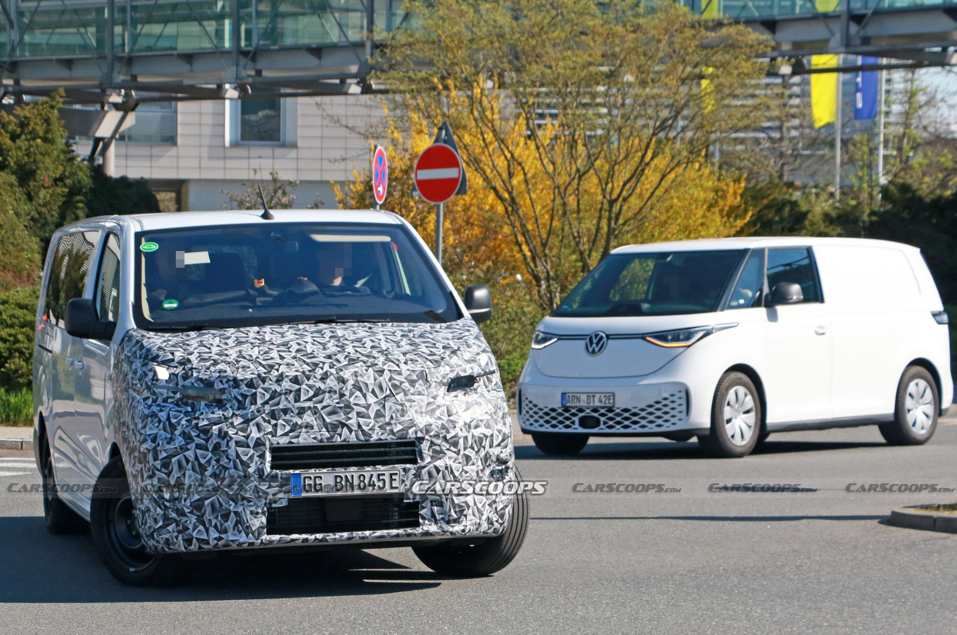Stellantis Caught Benchmarking VW ID.Buzz Against Its Facelifted Vans ...