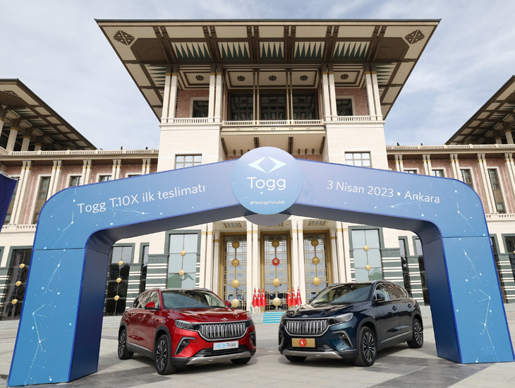 President Erdogan Takes Delivery Of Turkey’s First Togg T10X Electric ...