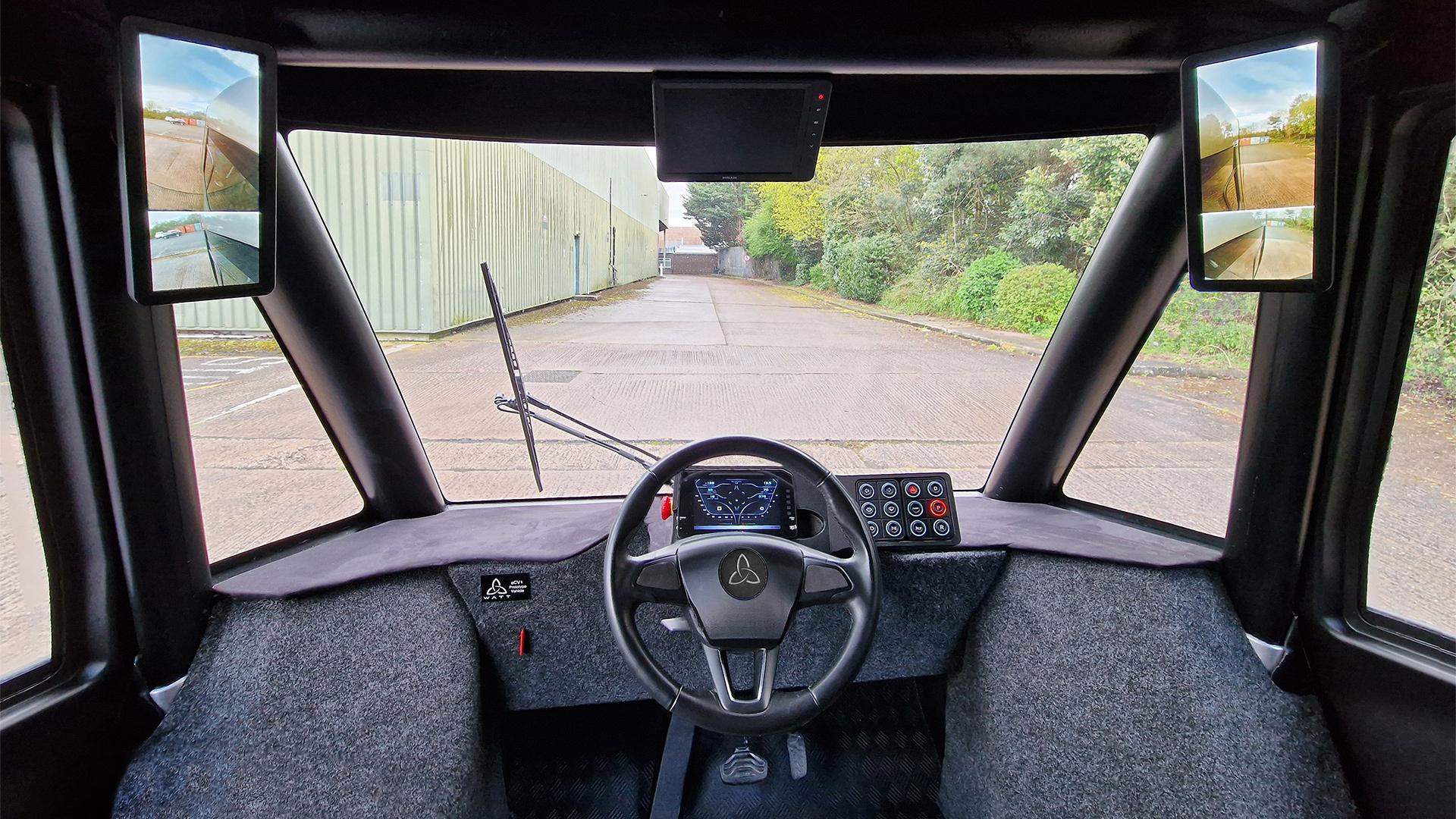 WEVC’s eCV1 Prototype Electric Truck Has A Central Driving Position And ...