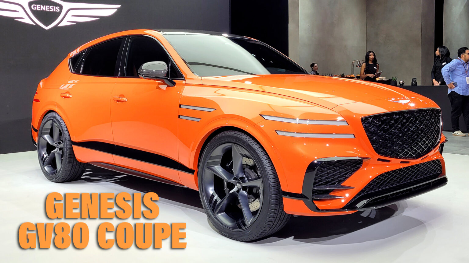 Genesis GV80 Coupe Concept Looking Sharp In New York As Production ...