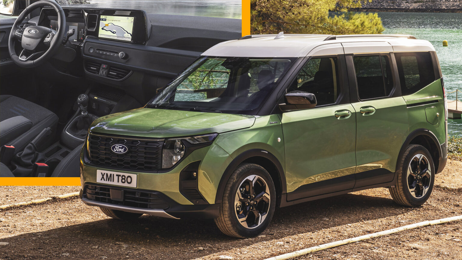 New Ford Tourneo Courier Debuts With Rugged Active Trim, ICE, And EV ...