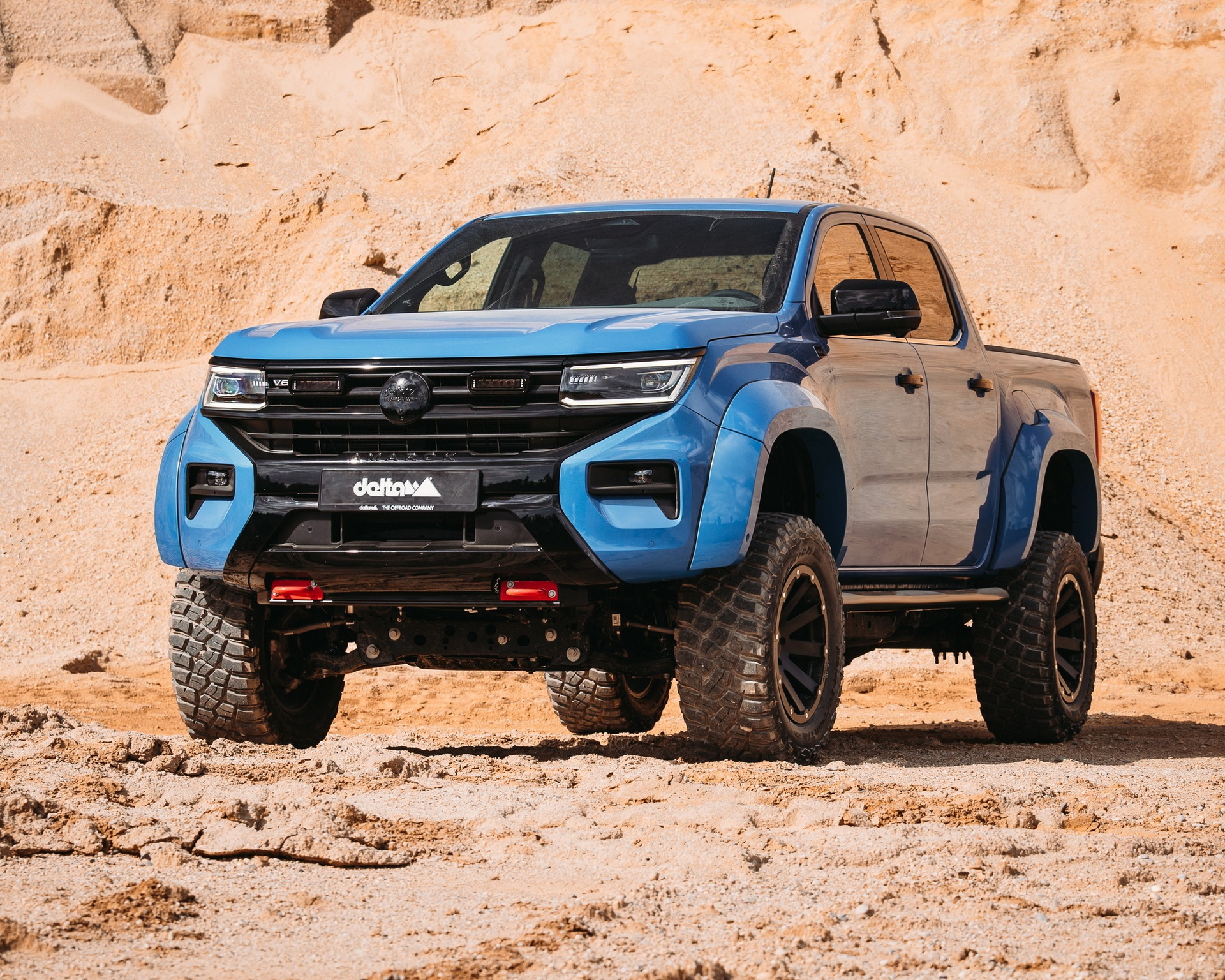 VW Amarok Enters Beast Mode With Wide Fenders And Massive Ground ...