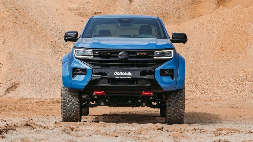 VW Amarok Enters Beast Mode With Wide Fenders And Massive Ground ...