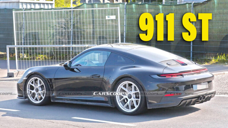 Undisguised Porsche 911 ST Reveals Its Aero Secrets | Carscoops