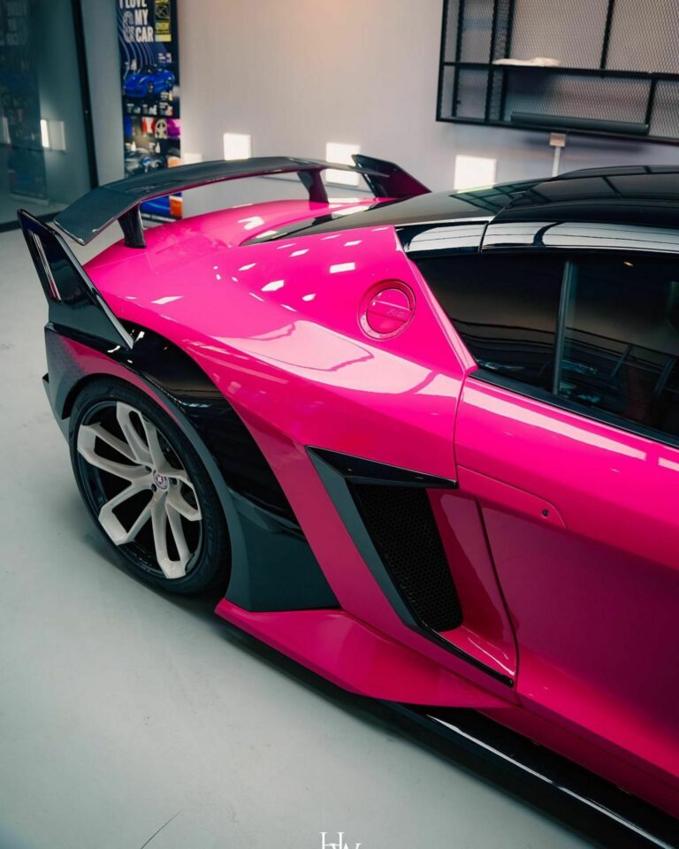 Audi R8 “Pinky” Has Wild Custom Bodykit With A Lamborghini Twist ...