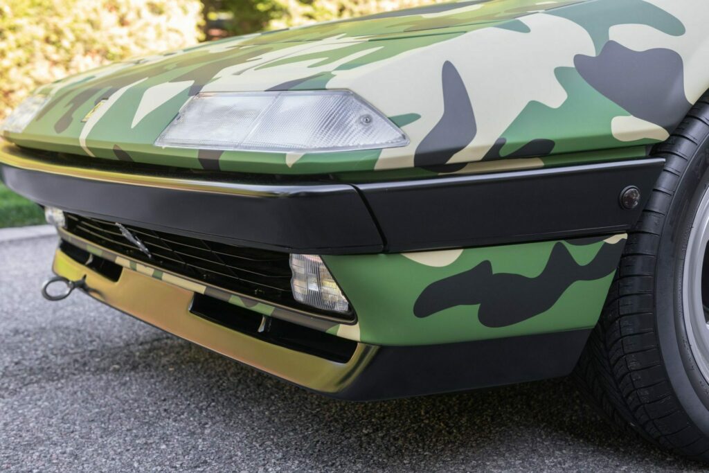 Turn The Purists Purple With This Pontiac-Powered, Camo-Wrapped Ferrari ...