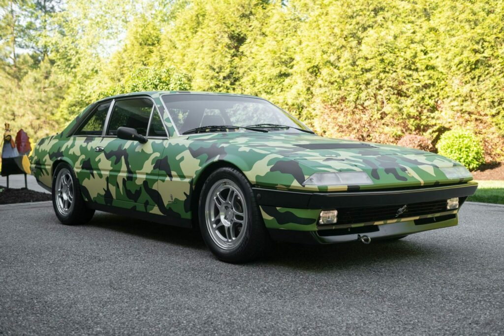 Turn The Purists Purple With This Pontiac-Powered, Camo-Wrapped Ferrari ...