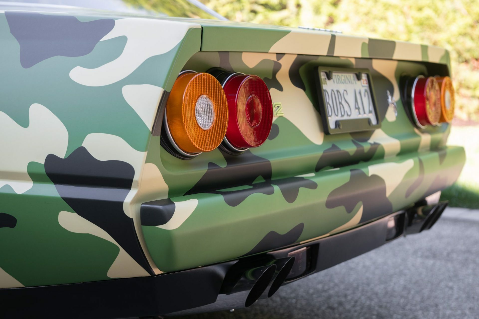 Turn The Purists Purple With This Pontiac-Powered, Camo-Wrapped Ferrari ...