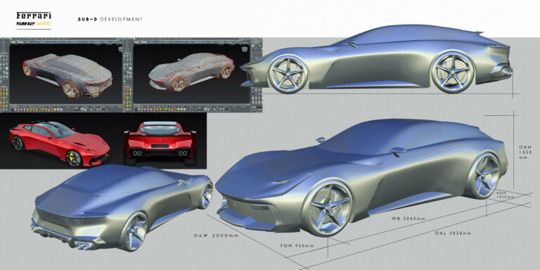 Ferrari’s Past Meets The Future With 2+2 SB12 GTC Shooting Brake Design ...