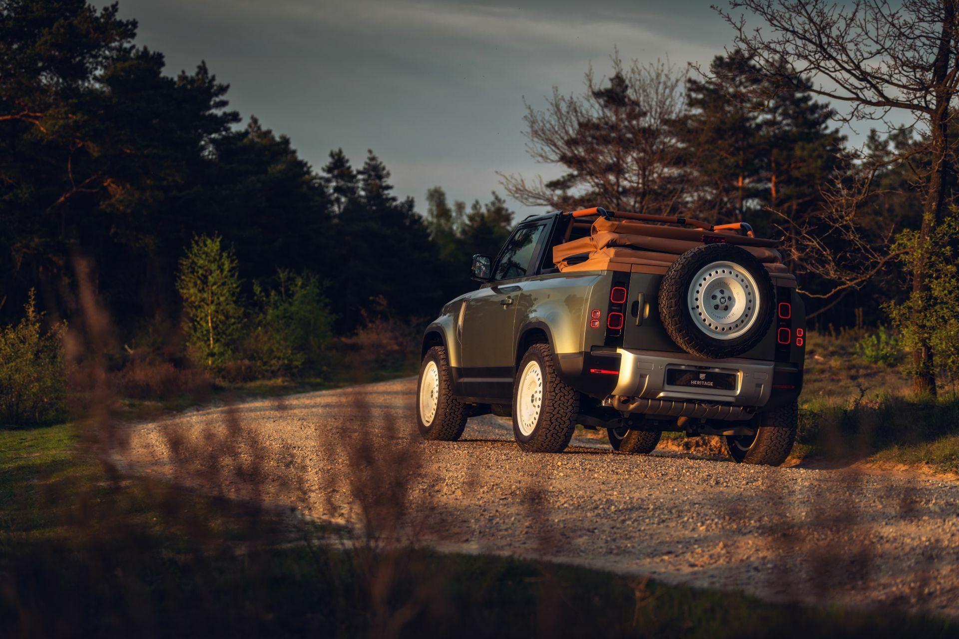 Chopped-Up Defender Convertible By Heritage Customs Offers What Land ...