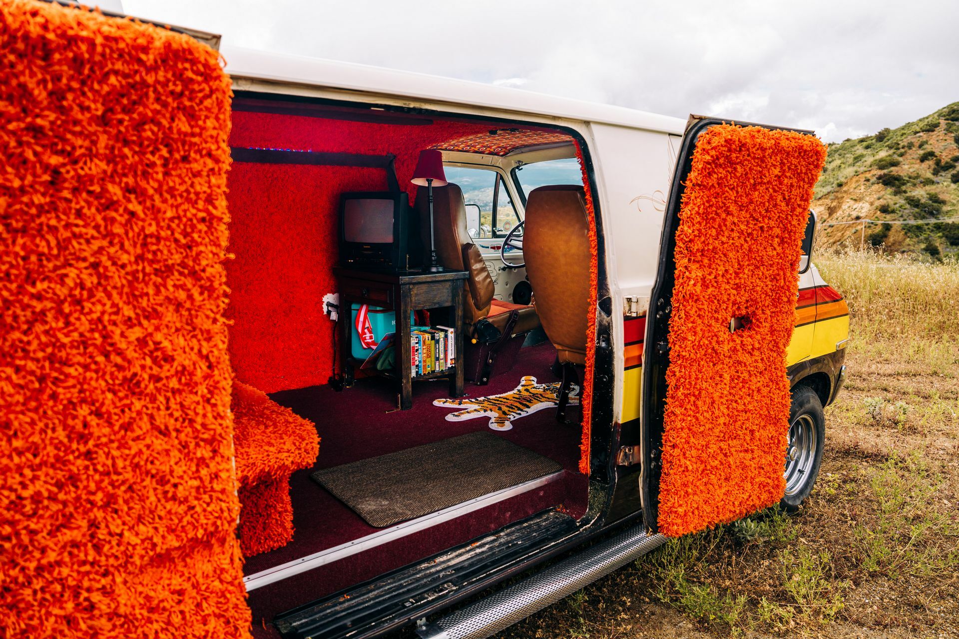 Dodge B100 Tradesman Reborn As A Groovy V8 Party Wagon By Legacy ...