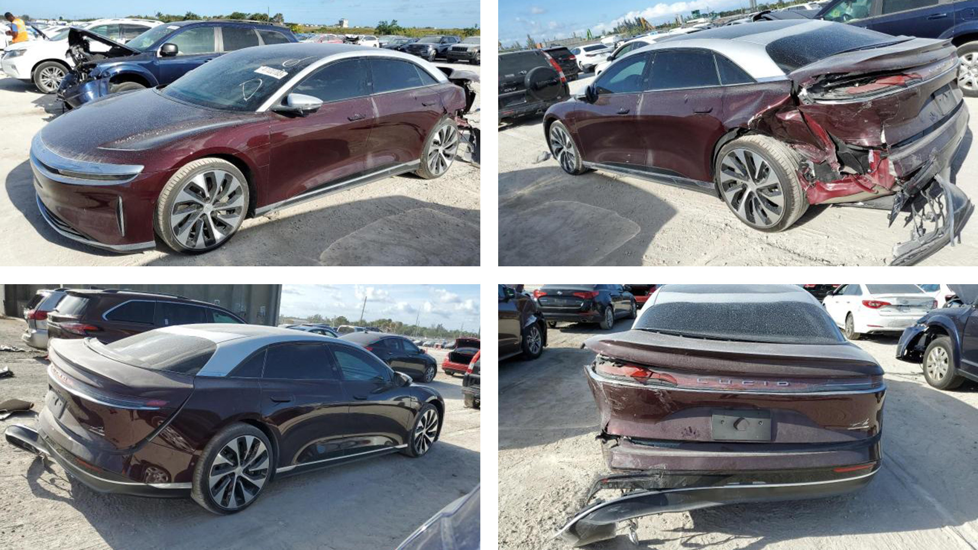 Is This 2022 Lucid Air With Rear End Damage Worth The Time And Money To ...