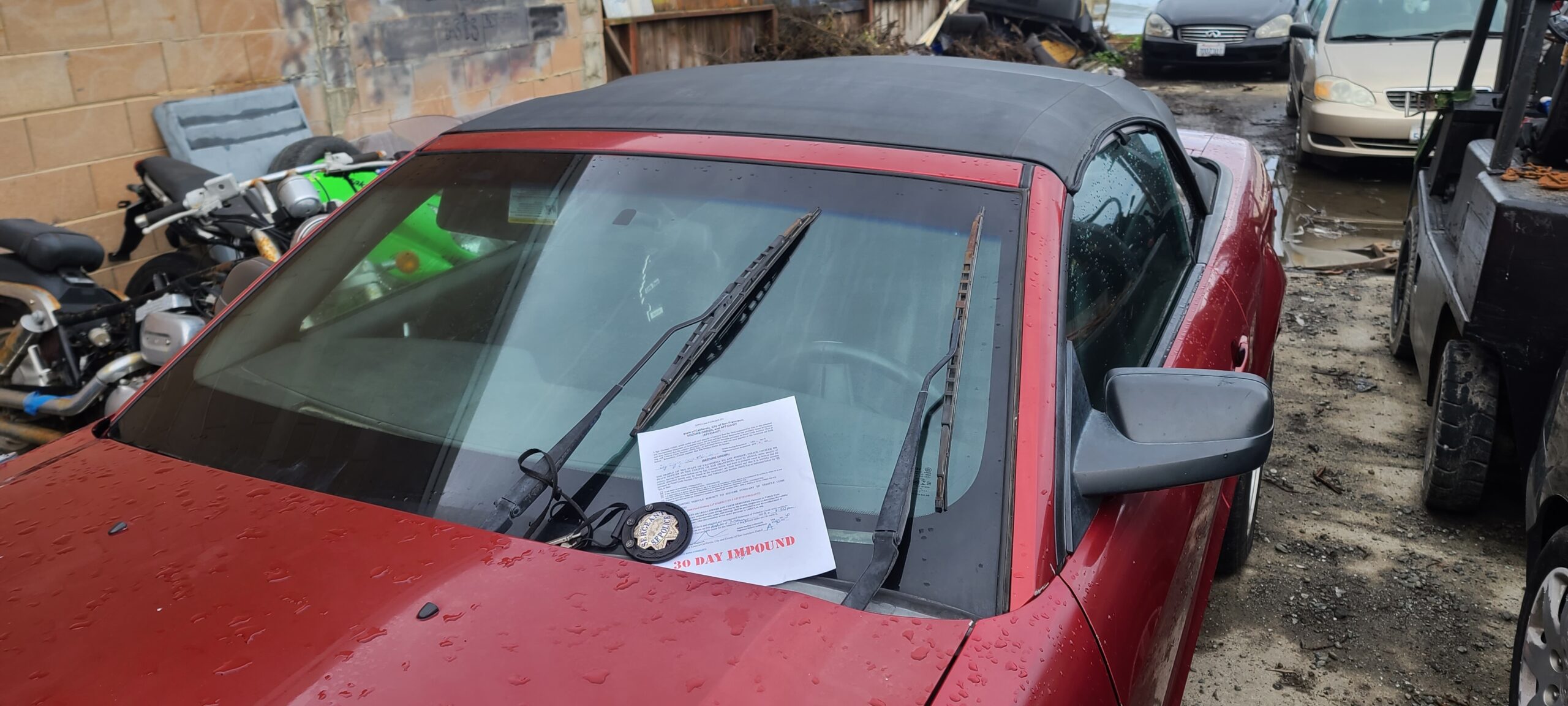 San Francisco Police Seize 2 Corvettes And A Mustang Involved In ...