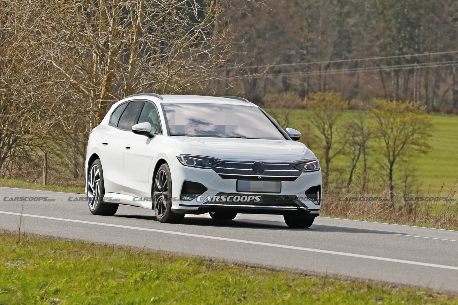 2025 VW ID.7 Electric Wagon Spotted For The First Time As Production ID ...