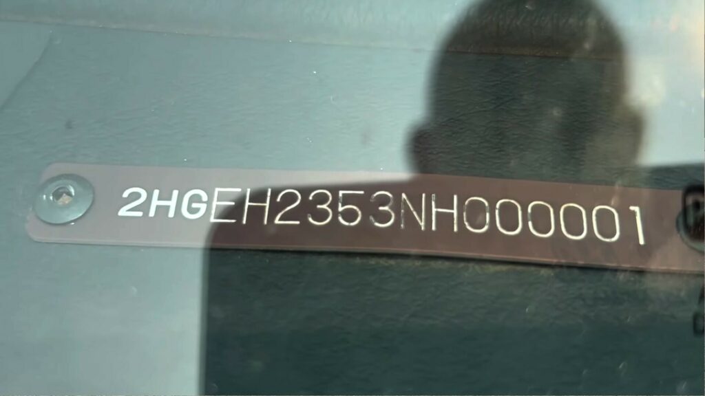 This 7-Mile 1992 Honda Civic With VIN 001 Is Probably The Most Pristine ...